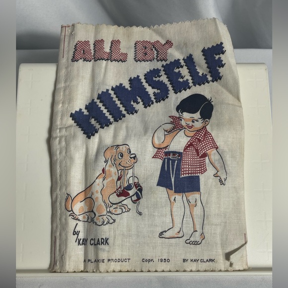 Plankie | Other | Vintage 95 All By Himself Fabric Rag Cloth Book ...
